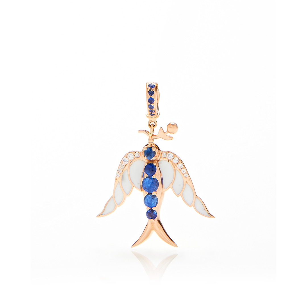 Alicia Bird Sapphire Pendant – FAME
